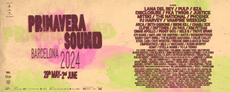 Primavera Sound Barcelona Announces 2024 Lineup Including Lana Del Rey ...